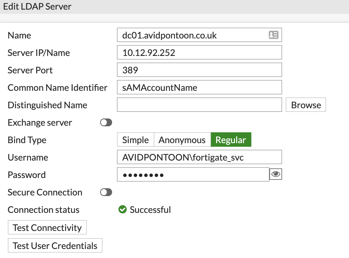FortiGate - Setup Kerberos and NTLM Proxy Authentication - Nick Carlton